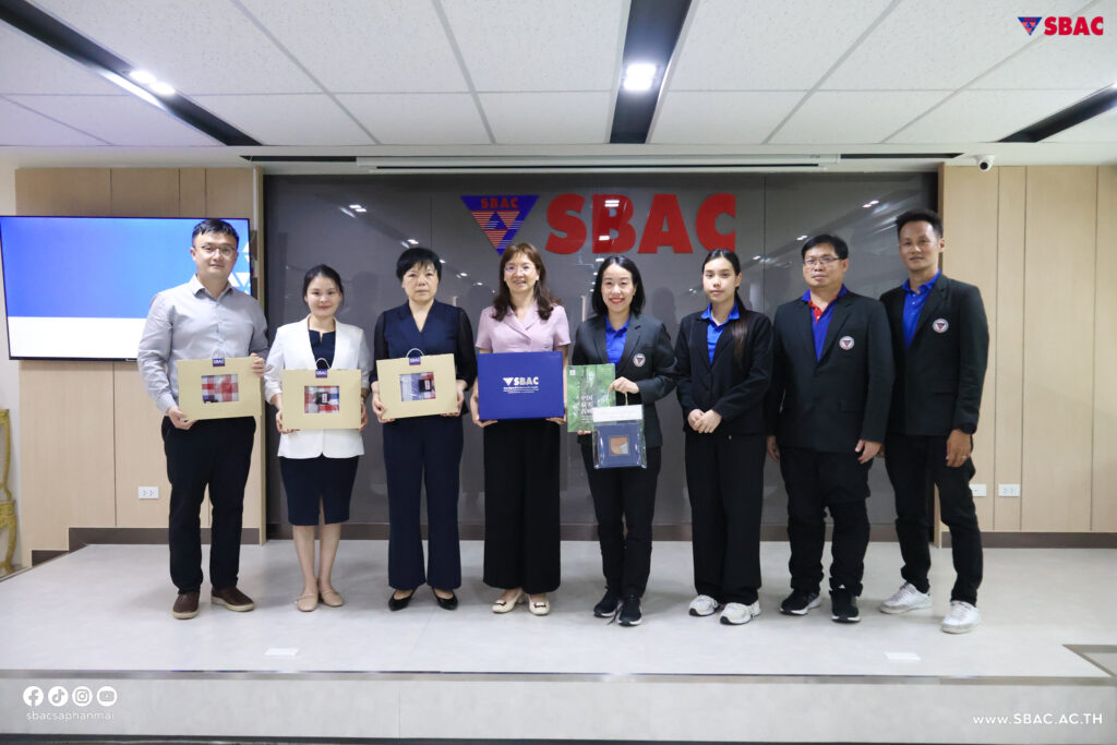 SBAC ต้อนรับคณะผู้บริหารจากวิทยาลัยอาชีวศึกษาและเทคนิควิศวกรรมสิ่งแวดล้อมกว่างซี (Guangxi Eco ...